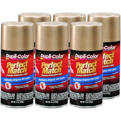 Duplicolor BGM0491 (6-Pack) Perfect Match Aerosol Paint GM WA398E ...