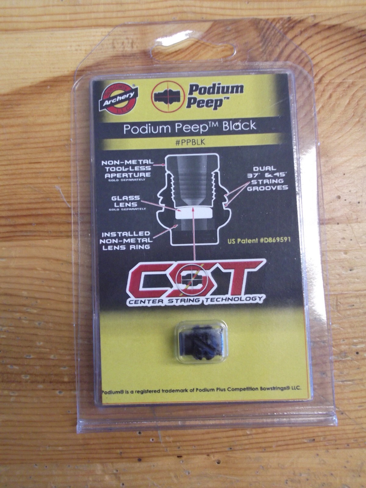 Specialty Archery Podium Peep Black | eBay