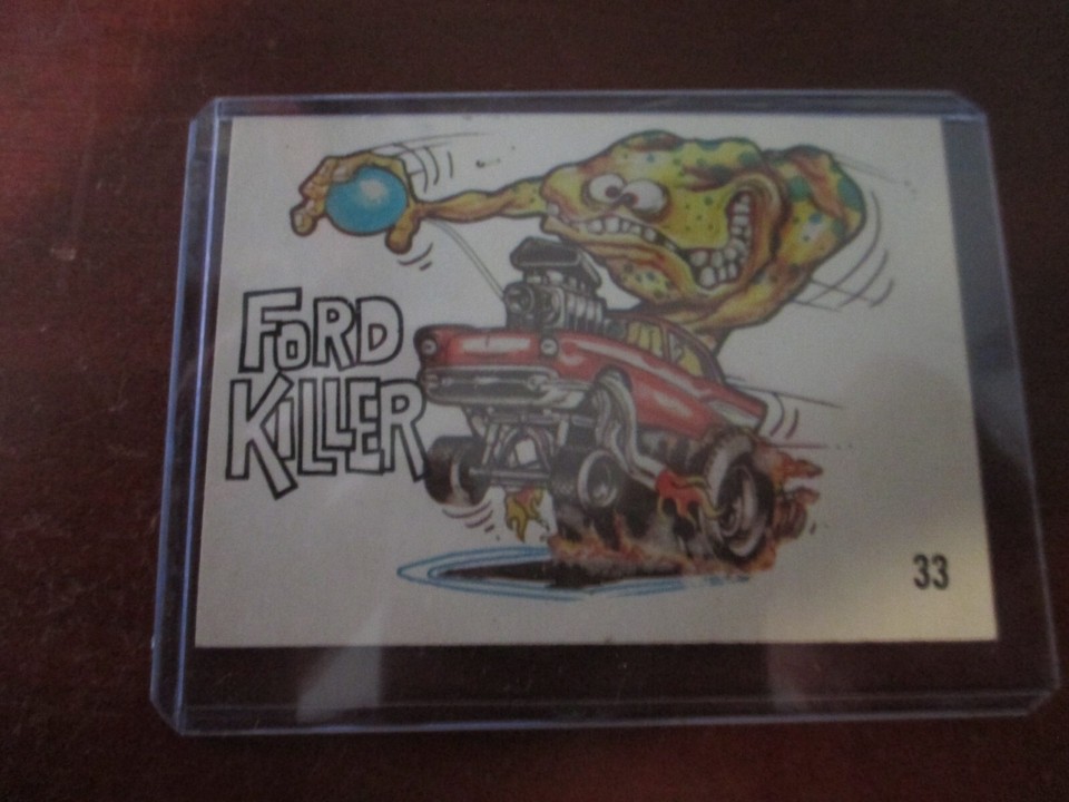 1969 Odd Rods Vintage Bubble Gum Trading Card #33 - NM | eBay