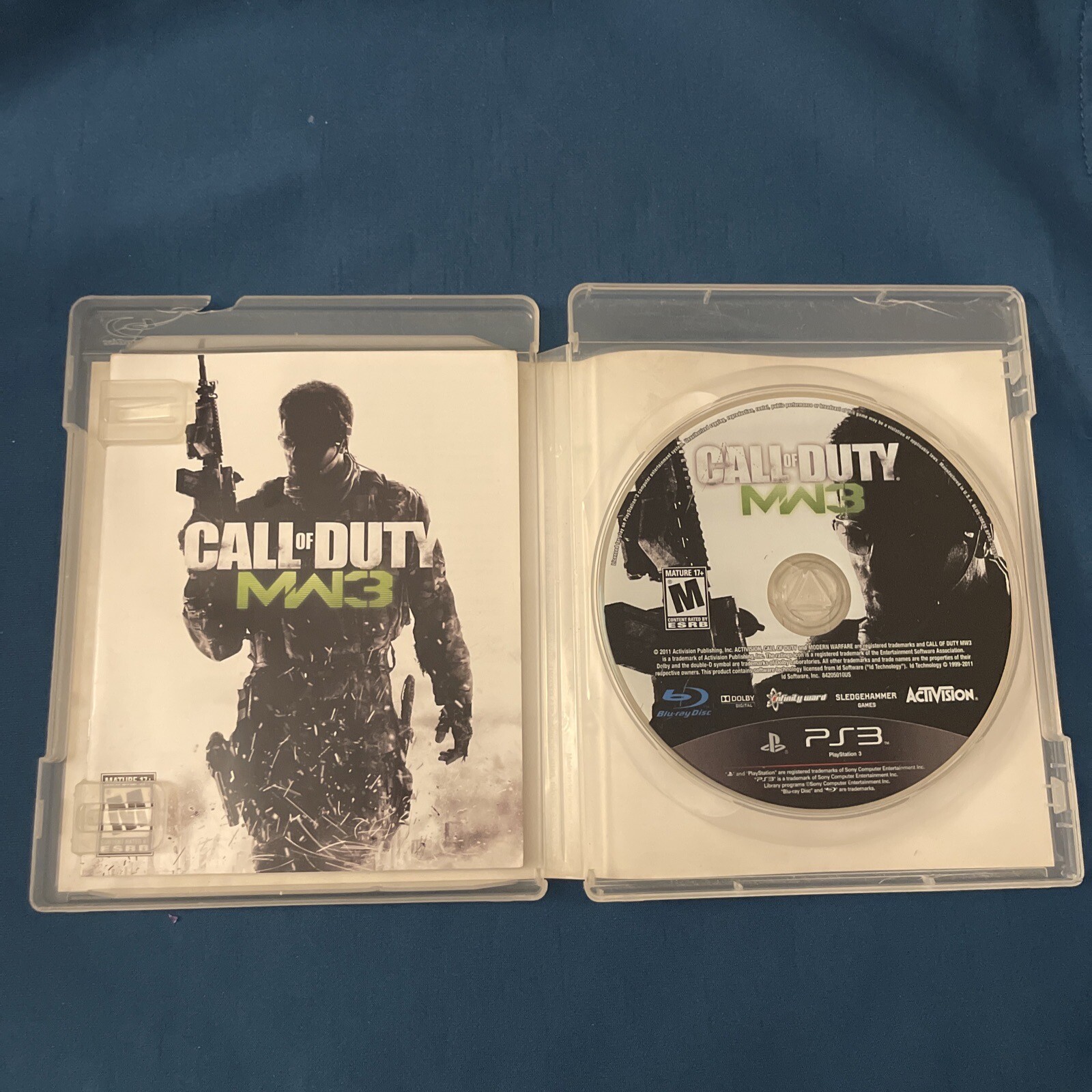 Call of Duty Modern Warfare 3 (Sony PlayStation 3,2011) Complete In Box ...
