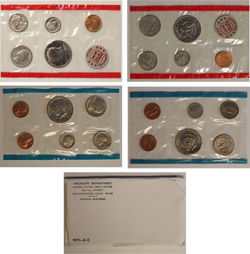 1971 US Mint Set (OGP) 11 coins | eBay