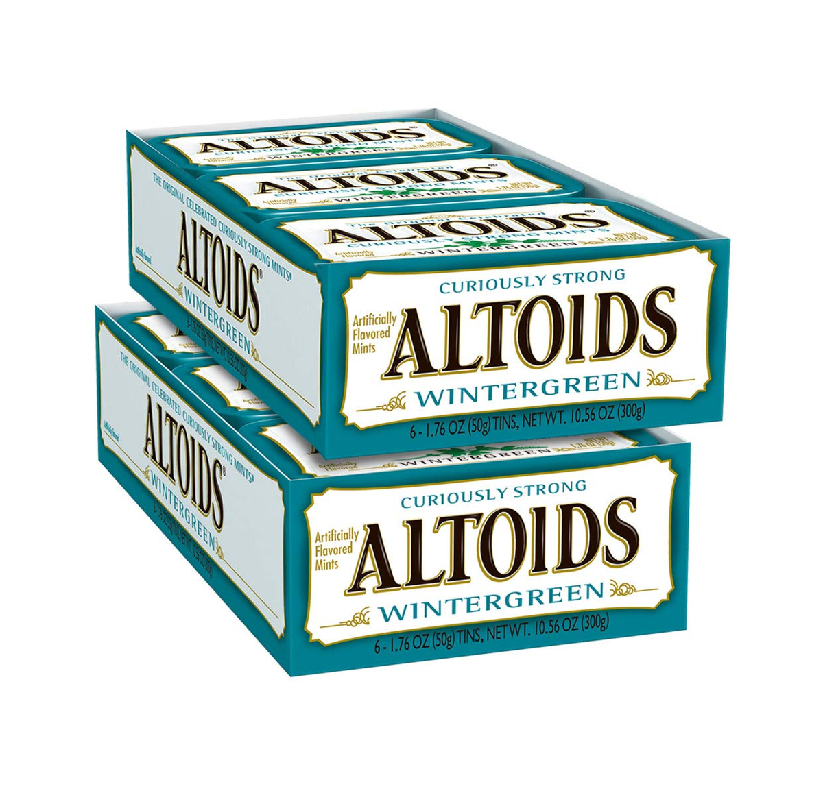 Altoids Mints Wintergreen Altoids Wintergreen Empty Tin W/ Paper