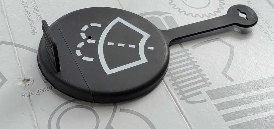 Mercedes GENUINE Washer Tank Cap Reservoir Cover Windshield Wiper Fluid ...