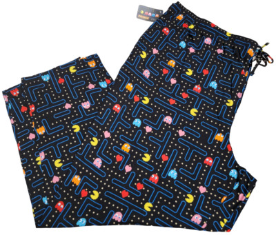 Official Namco Men's Classic Pac-Man Valentine's Comfy Lounge Pants ...