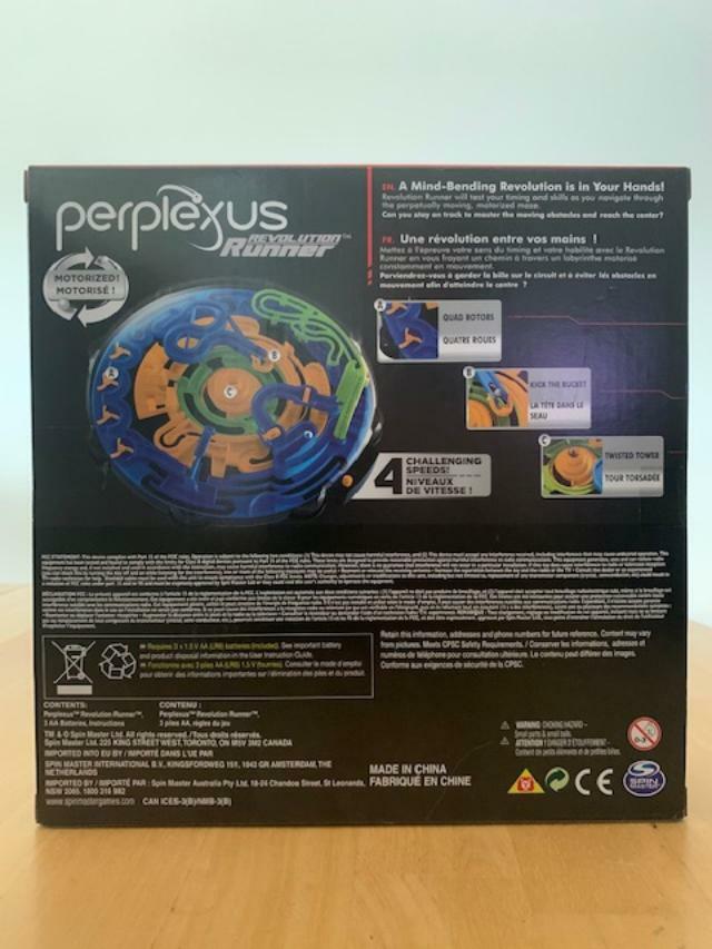 Perplexus Motorized Revolution Runner Skill Maze Game, by Spin Master ...