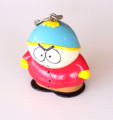 VINTAGE SOUTH PARK STUDIOS ERIC CARTMAN CARTOON FIGURINE KEYRING KEY ...