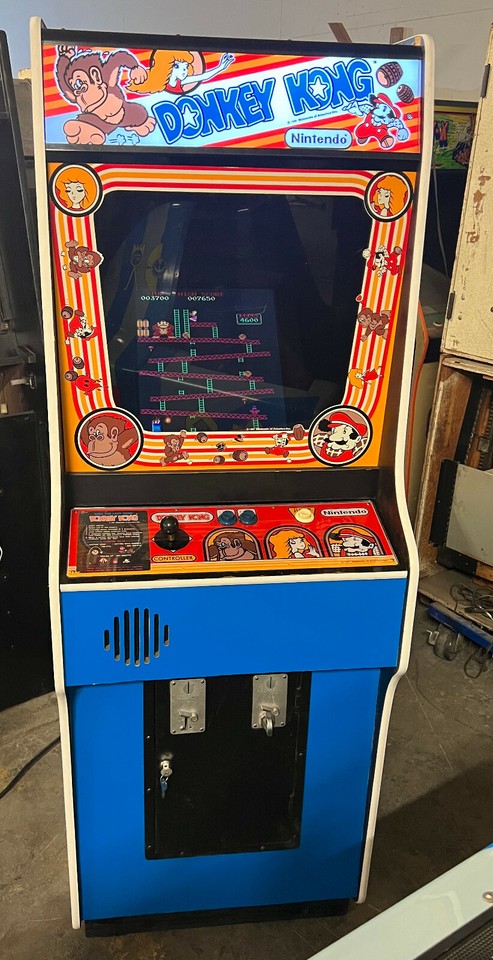 DONKEY KONG ARCADE MACHINE by NINTENDO 1981 (Excellent Condition) *RARE ...