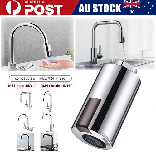 Intelligent Touchless Faucet Adapter Kitchen Bathroom Sink Automatic ...