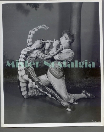 Vintage Photo 1945 Harold & Lola Cobra Snake Charmer Dance RKO Fred ...