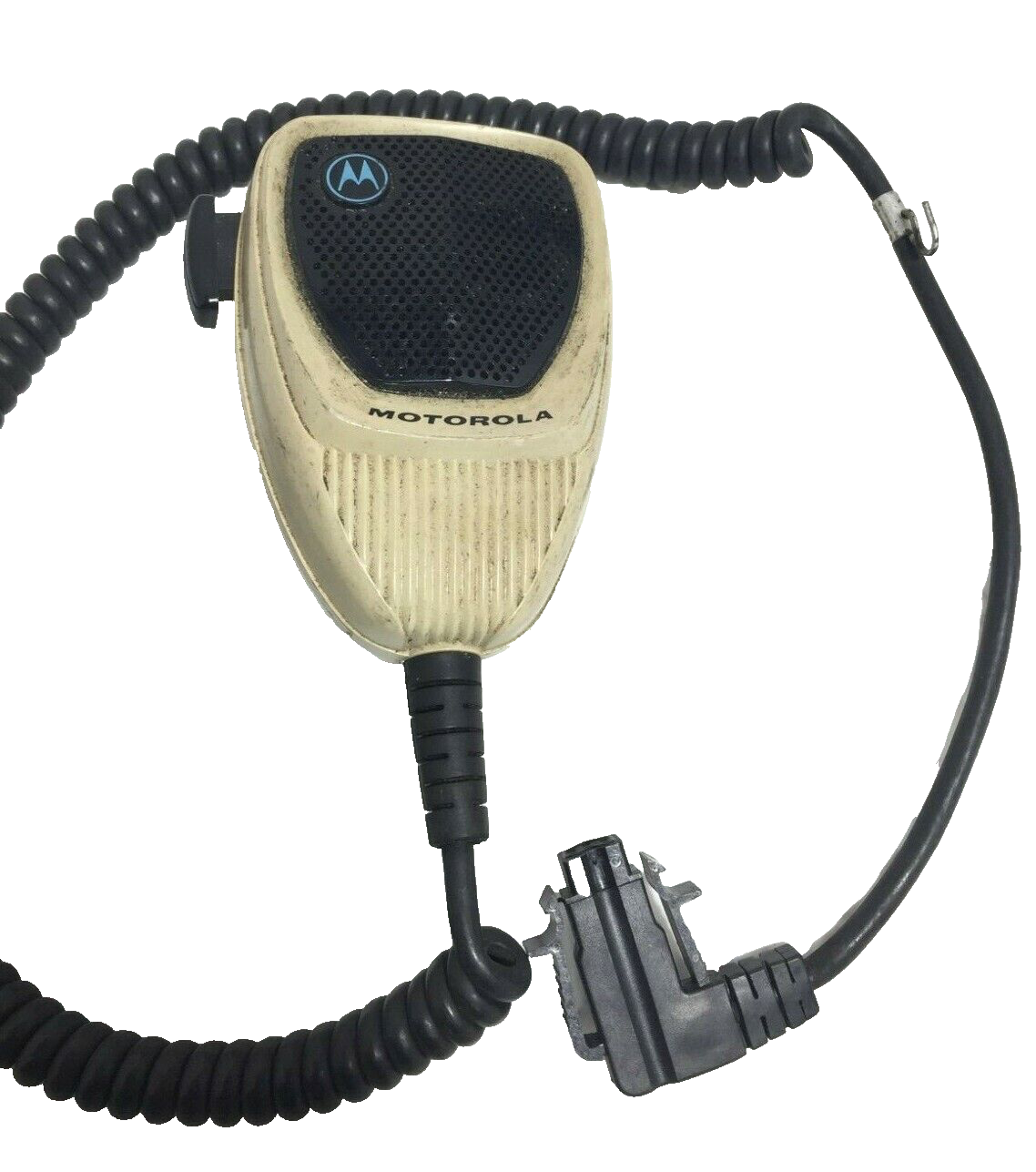 Motorola HMN1080A Spectra Palm Coiled MIC Microphone | eBay