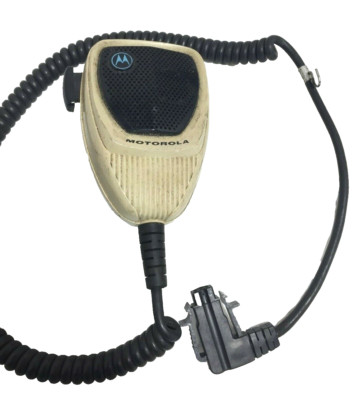 Motorola HMN1080A Spectra Palm Coiled MIC Microphone | eBay