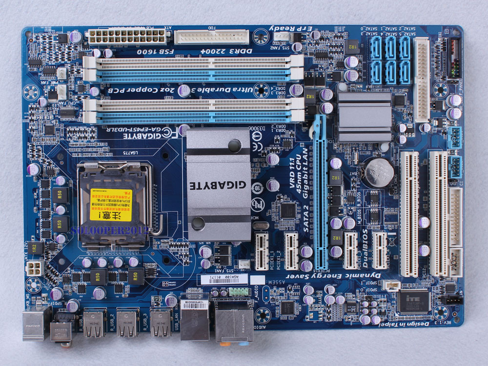 For Gigabyte GA-EP45T-UD3LR Motherboard Intel P45 Socket LGA 775 DDR3 ...