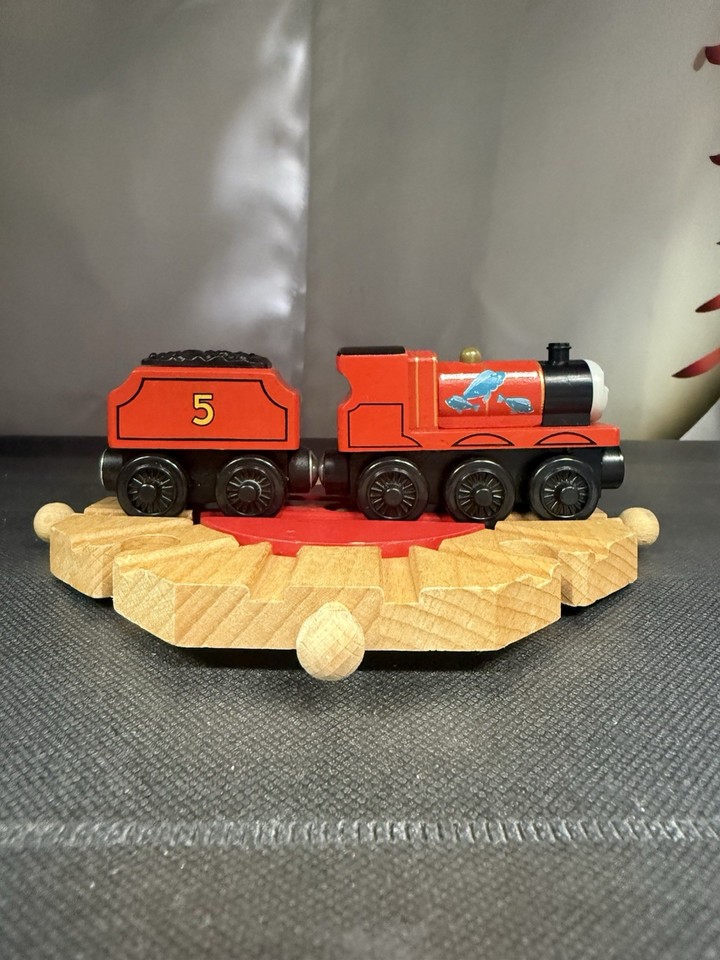 Thomas & Friends Wooden Railway FISHY JAMES Tender Train Tank Engine ...