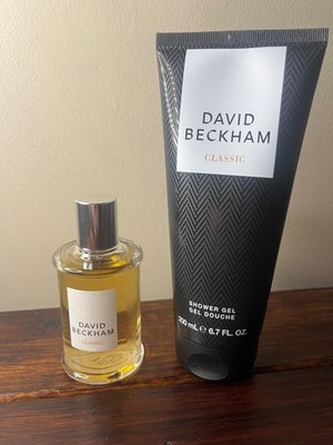 David Beckham Classic Black, 2 Piece Set Cologne & Shower Gel **NEW ...
