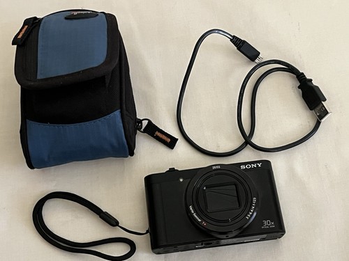 Sony Cyber Shot DSC-WX500 Black Compact Digital Camera. 30x Optical ...