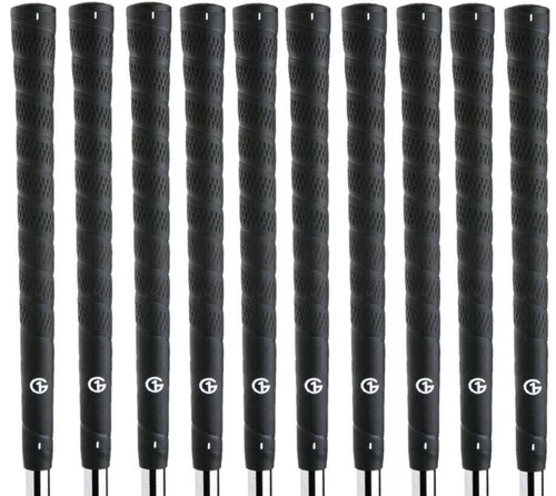 Grip One G1 TPR Wrap Golf Grips – Standard .600 Round – Black – Set of ...
