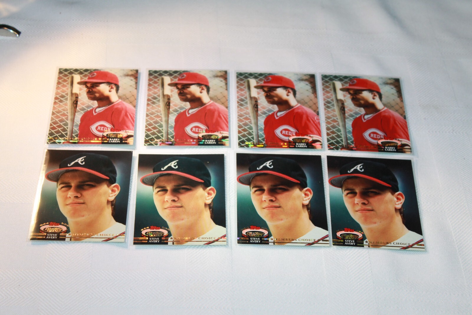 1992 Topps Stadium Club Members Choice Barry Larkin/Steve Avery Lot of ...