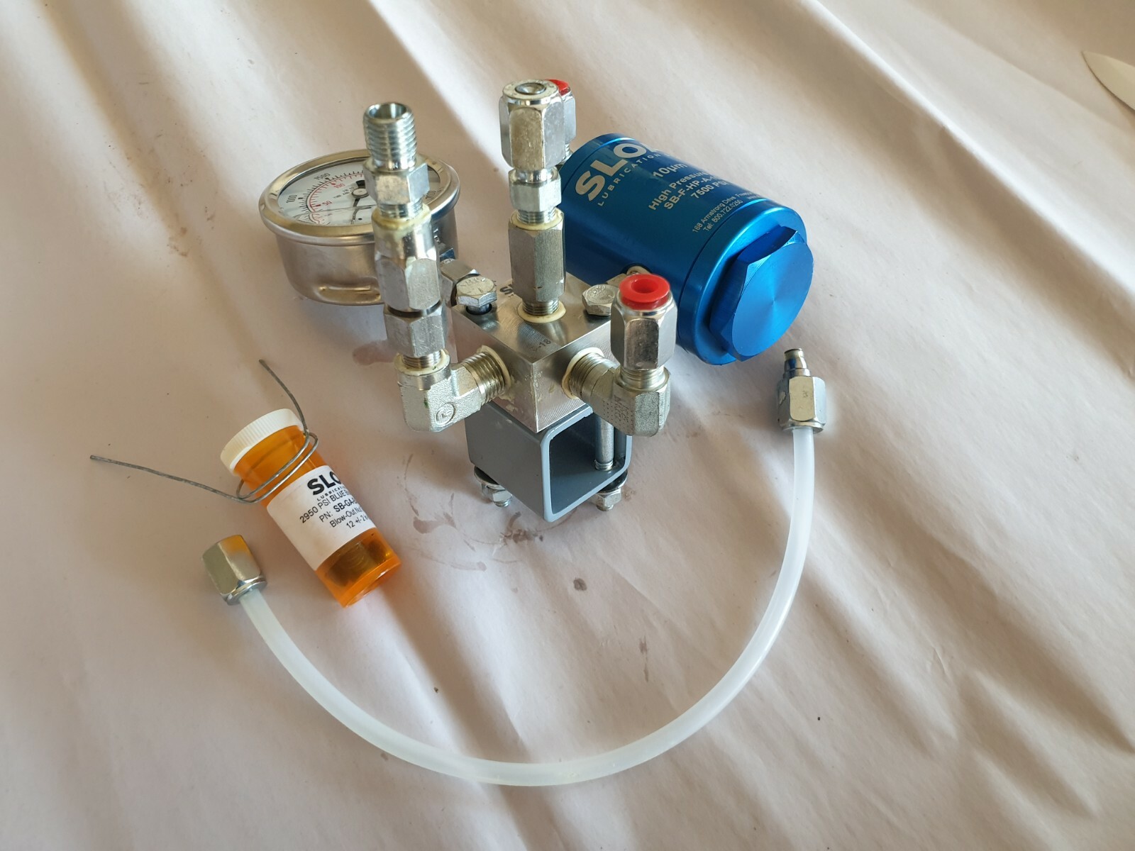 SLOAN SB-G-3000 SB-F-HP-A-10 GAUGE ASSEMBLY AND HIGH PRESSURE ...