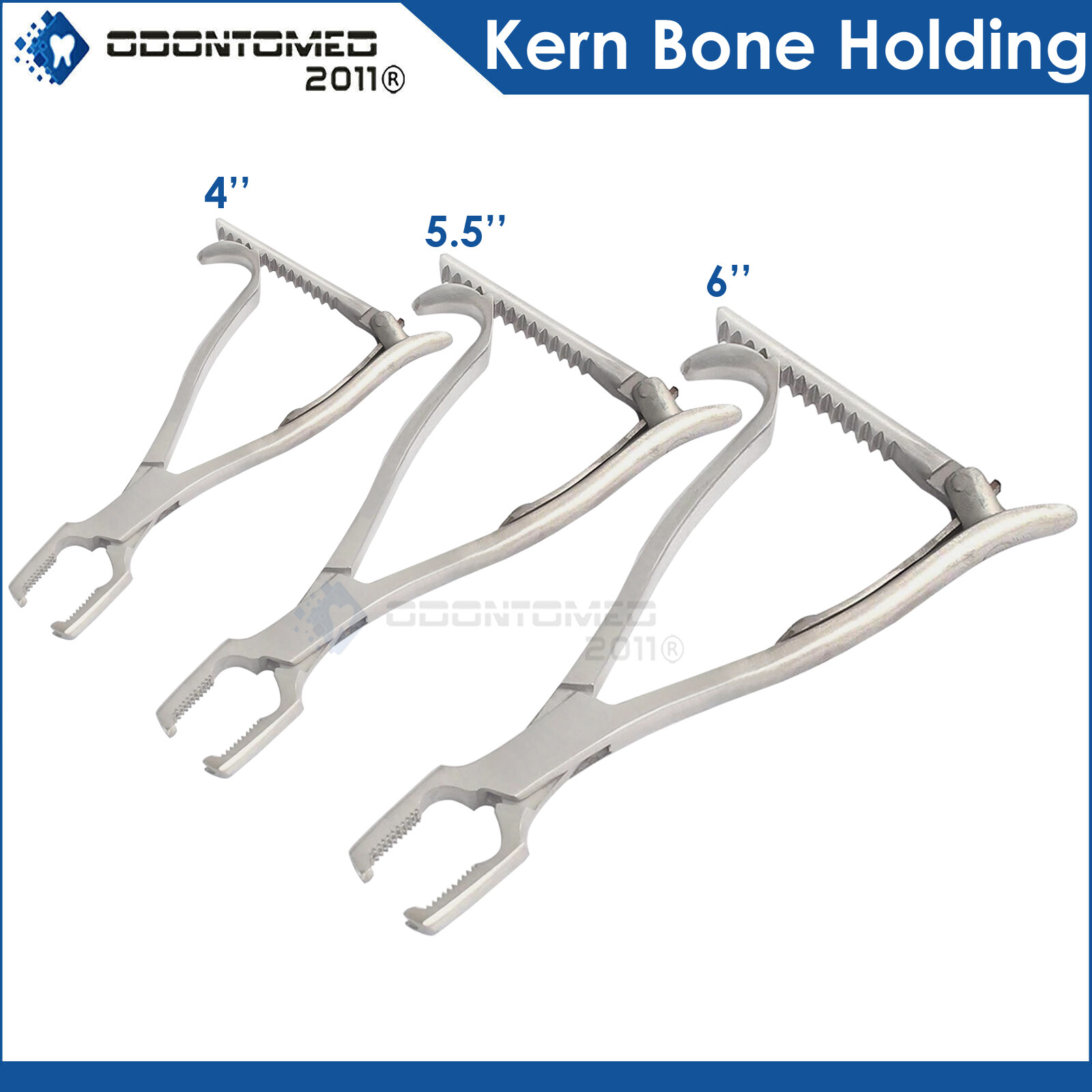 3 KERN BONE HOLDING Forceps 4"+ 5"+ 6" Surgical Instruments | eBay