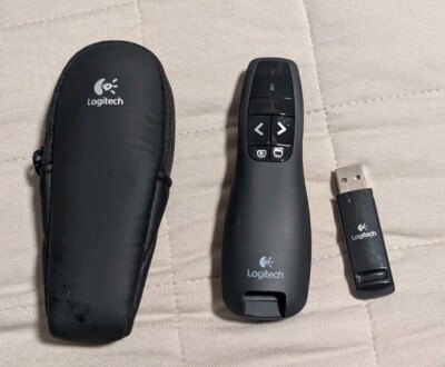 Logitech Wireless Presenter R400 Laser Presentation Remote Clicker | eBay