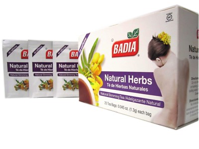 50 Bags Badia Natural/Herbs/Tea/Te/para/adelgazar/estreñimiento/Laxante ...