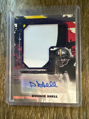 2023 Topps Composite DONNIE SHELL JUMBO PATCH AUTO #/75 Steelers | eBay