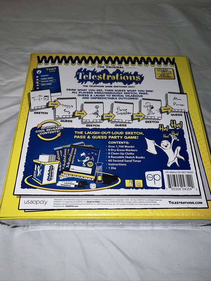 Telestrations 4-8 Player - The Original Party Game Ages 12+ - NEW ...