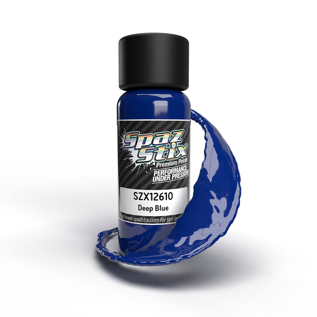 Spaz Stix SZX12610 Deep Blue Airbrush Ready Paint, 2oz | eBay