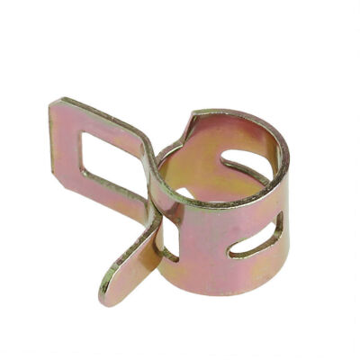 10x 8mm Spring Clip Fuel Line Hose Water Pipe Air Tube Clamps Fastener ...