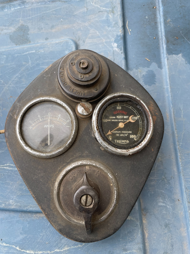 1947 Triumph Pre-unit Dash and Gauges | eBay
