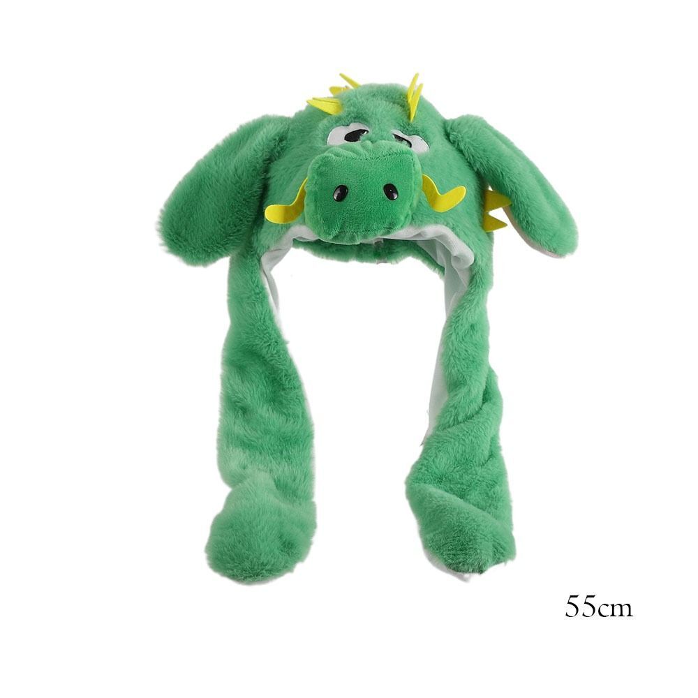 Animal Animal Earflap Hat Neck Warmer Movable Ears Airbag Cap Cosplay ...