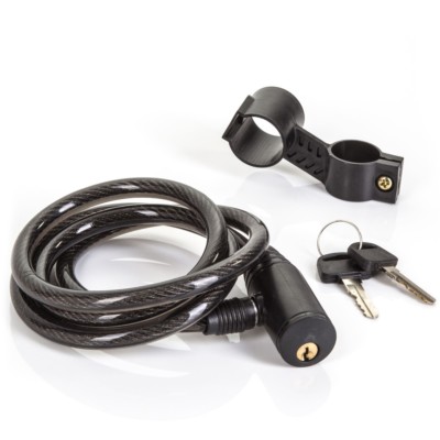 Strong CABLE BIKE LOCK Bicycle Security PVC Coated Steel Motorbike ...