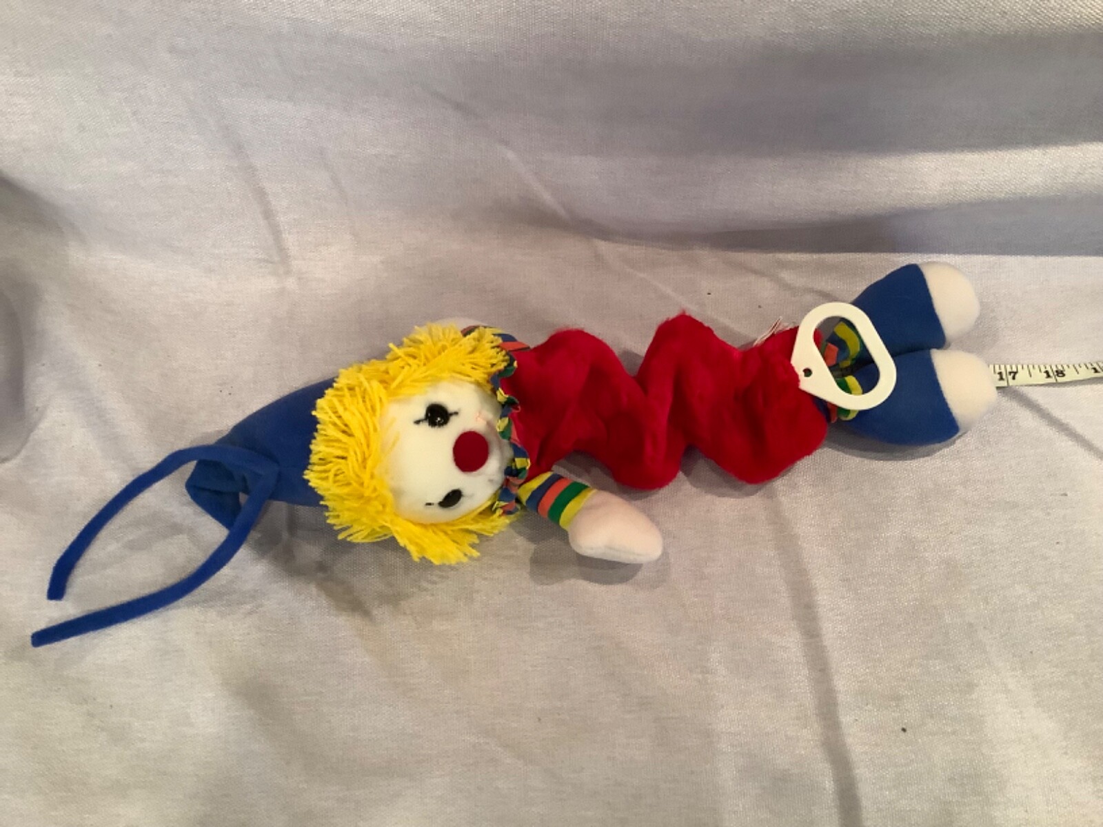 Dakin Clown Crib Pull Plush Musical Baby Toy Plays This Old Man 1987 ...