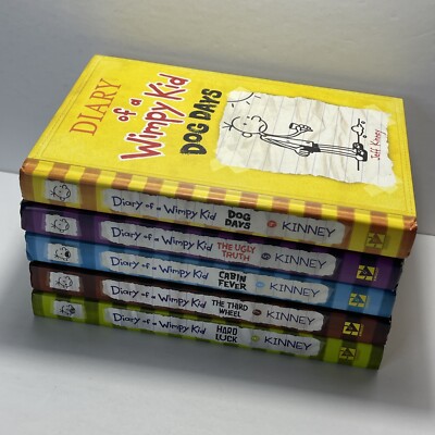 Diary Of A Wimpy Kid Bundle (Books 4-8) by Jeff Kinney - Hardcover | eBay