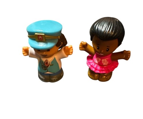 Little people lot of 2 bus driver & barbie (lot10) | eBay