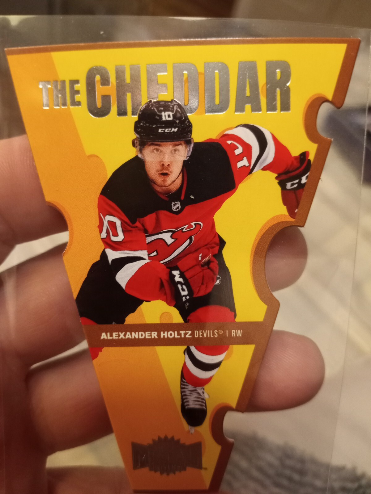 Alexander Holtz 2021-22 Upper Deck Metal Universe THE CHEDDAR Rookie TC ...