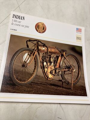 Indian 1000 Course On Track 1911 Collectible Motorcycle Map Atlas USA ...