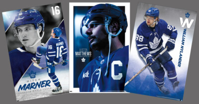 TORONTO MAPLE LEAFS 2024-25 22x34 3-POSTER COMBO - Matthews, Nylander ...