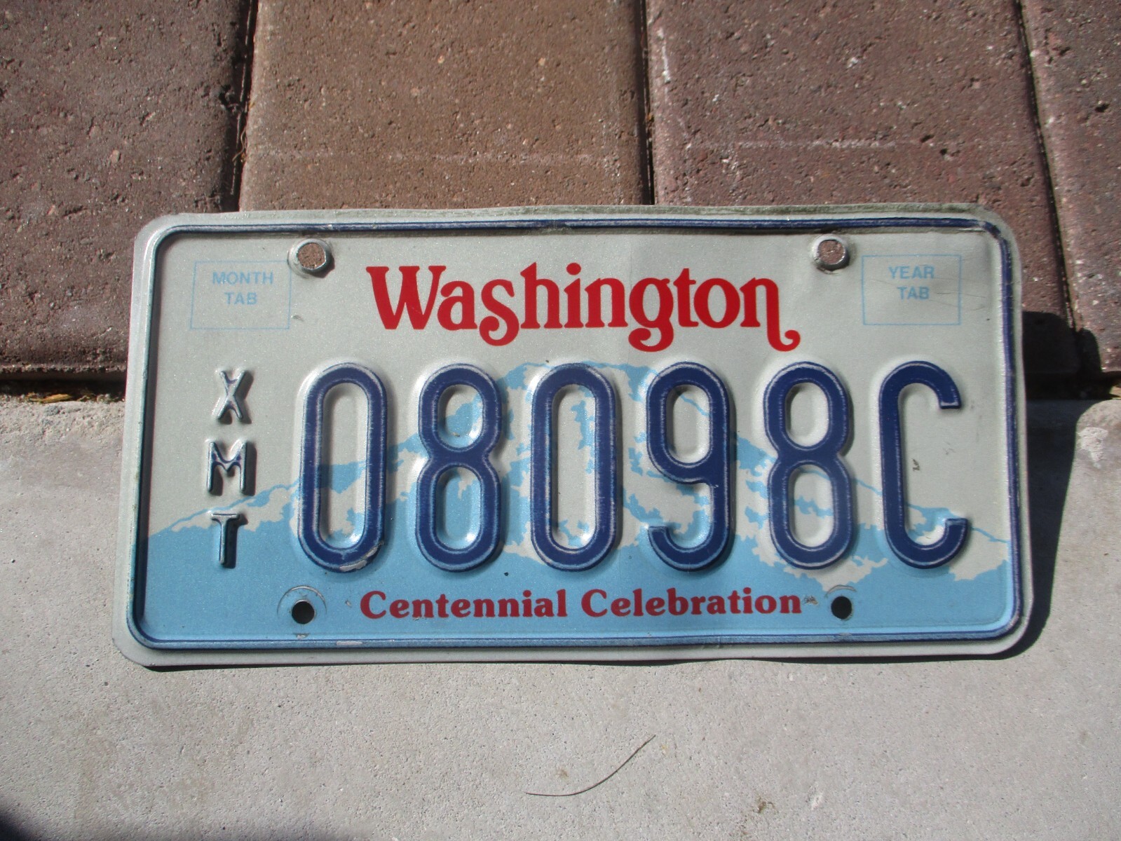 Washington XMT license plate # 08098 C | eBay