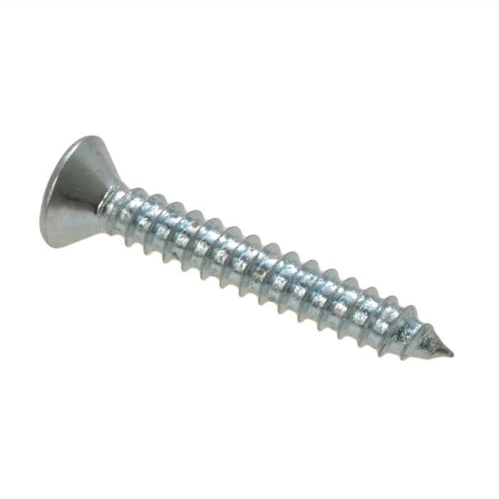 Qty 30 Countersunk Self Tapping 12g (5.4mm) x 3/4" 19mm Zinc Screw ...