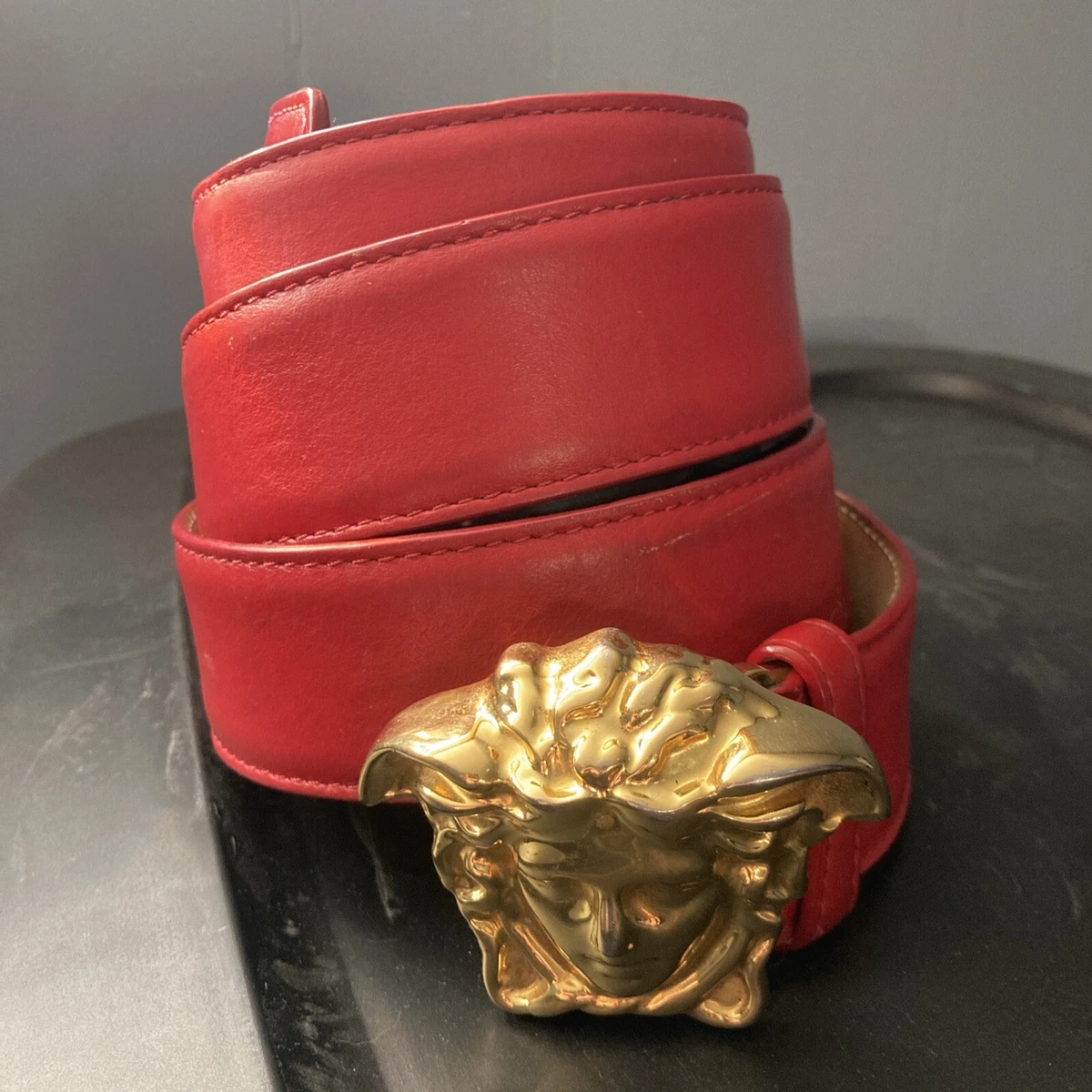 Red Versace Belt