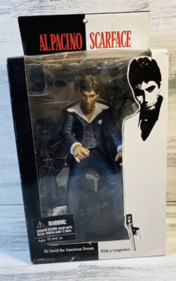 SCARFACE ACTION FIGURE THE ENFORCER 10" VTG FIGURE MEZCO TOYS AL PACINO ...