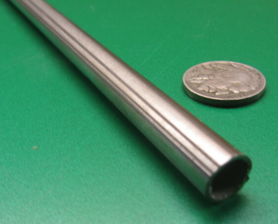 304 Stainless Steel Tube .375" OD x .319" ID x .028 Wall x 6 Foot ...