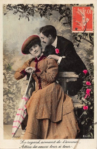 Cpa Fantaisie, Photo d'art - Couple (147506) | eBay