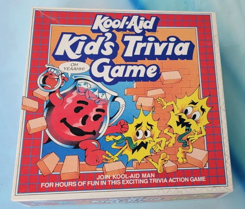 COLLECTIBLE KOOL-AID Kids Trivia Board Game 1985 | eBay
