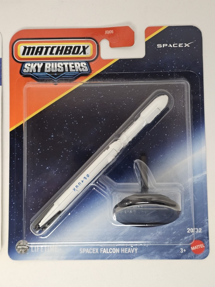 Spacex Lot Of 2 MATCHBOX SKY BUSTERS SPACEX Dragon & Falcon Heavy | eBay
