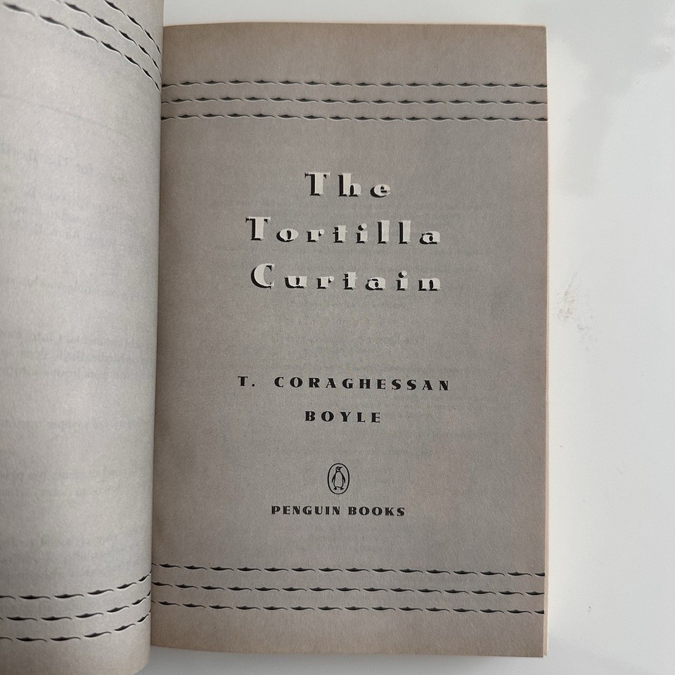 The Tortilla Curtain by T.C. Boyle 1996 Preowned Book Novel | eBay UK