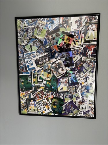 NFL Football Card Framed Poster (NFC North) Handmade Art Display | eBay