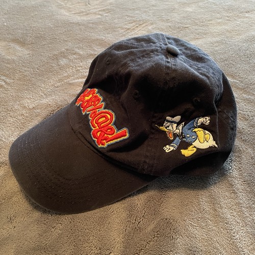 Disney Donald Duck Hat Cap Strapback Blue Cartoon Art Theme Park ...
