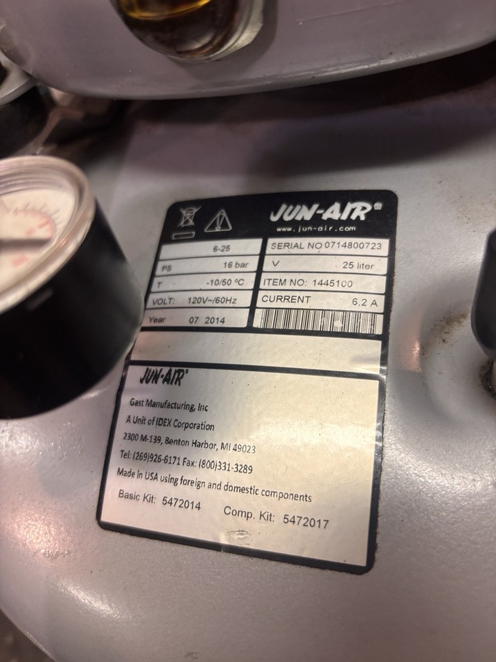 Jun Air Model 6 Air Compressor | eBay
